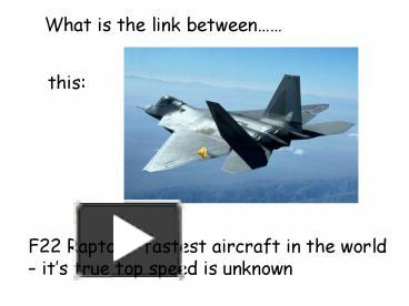 F22 Raptor presentation | free to view