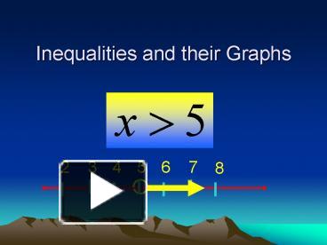 PPT – Inequalities and their Graphs PowerPoint presentation | free to ...