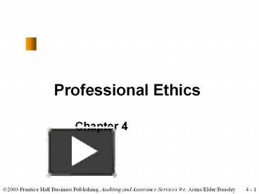 Professional Ethics presentation | free to download