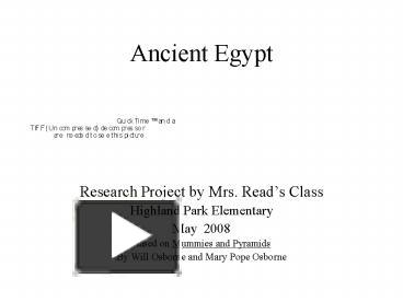 PPT – Ancient Egypt PowerPoint presentation | free to view - id: 53284 ...