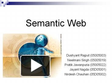 PPT – Semantic Web PowerPoint presentation | free to download - id ...