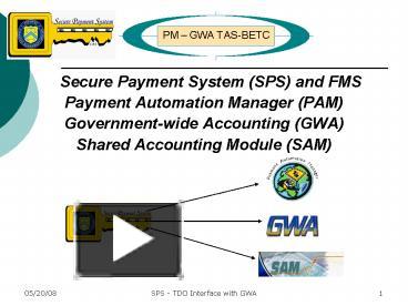 PPT – Secure Payment System SPS and FMS PowerPoint presentation | free ...