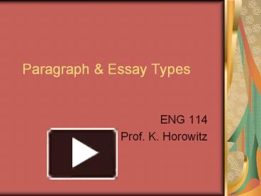 PPT – Paragraph%20 PowerPoint presentation | free to download - id ...