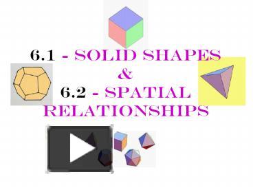 6.1 - Solid Shapes presentation | free to download