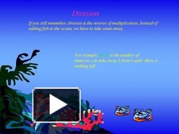 PPT – Division PowerPoint presentation | free to download - id: 53b63a ...