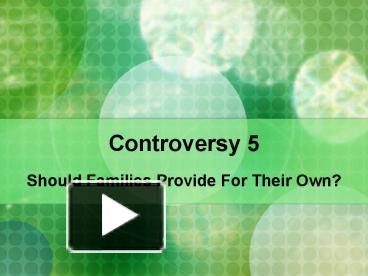 PPT – Controversy 5 PowerPoint presentation | free to download - id ...
