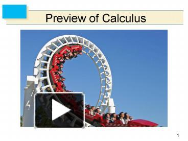 PPT – Preview of Calculus PowerPoint presentation | free to download ...