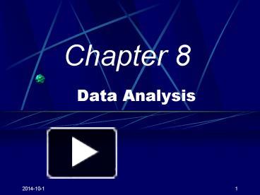 PPT – Data Analysis PowerPoint presentation | free to view - id: 53f1b8 ...