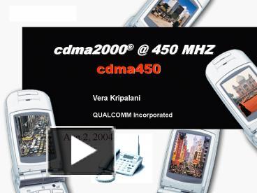 cdma2000 presentation | free to view