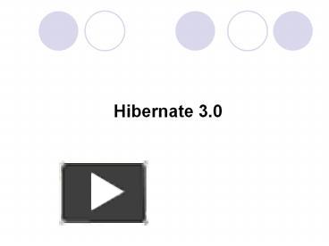 PPT – Hibernate 3.0 PowerPoint presentation | free to view - id: 5428ff ...