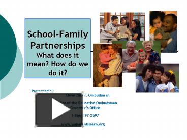 Steve Zuber, Ombudsman presentation | free to view