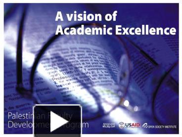 PPT – Palestinian Faculty Development Program PowerPoint presentation ...
