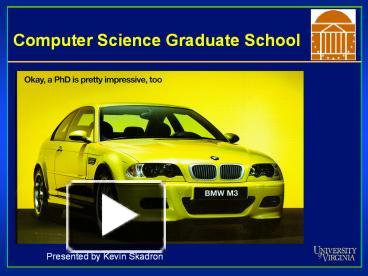 PPT – Computer Science Graduate School PowerPoint presentation | free ...