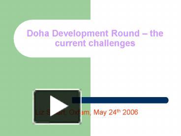 PPT – Doha Development Round PowerPoint presentation | free to download ...