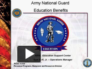 Army National Guard presentation | free to view
