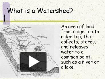 PPT – What is a Watershed? PowerPoint presentation | free to view - id ...