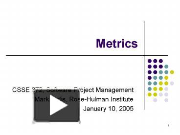 Metrics presentation | free to view