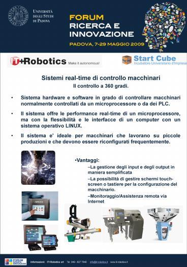 PPT – Sistemi real-time di controllo macchinari PowerPoint presentation ...