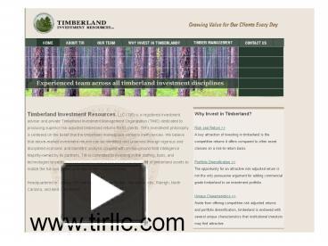www.tirllc.com presentation | free to download