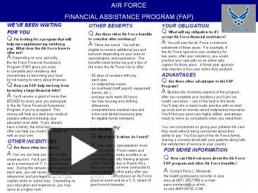 PPT – AIR FORCE PowerPoint presentation | free to download - id: 554de5 ...