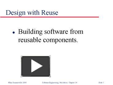 Design with Reuse presentation | free to download