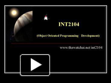INT2104 presentation | free to view