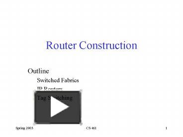 PPT – Router Construction PowerPoint presentation | free to download ...