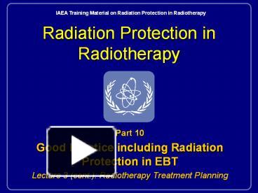 PPT – Radiation Protection in Radiotherapy PowerPoint presentation ...