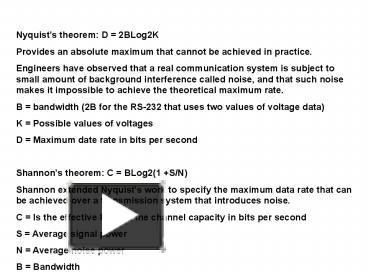 Nyquist presentation | free to download