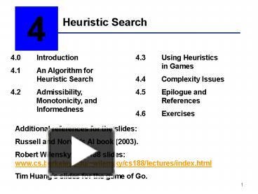 Heuristic Search presentation | free to download