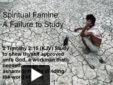 2 Timothy 2:15 (KJV) Study to shew thyself approved unto God, a workman ...