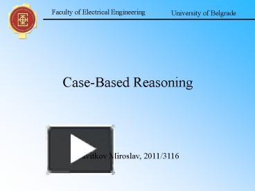 PPT – Case-Based Reasoning PowerPoint presentation | free to download ...