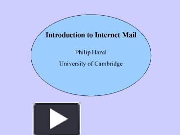 PPT – Introduction to Internet Mail PowerPoint presentation | free to ...