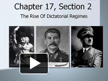 PPT – Chapter 17, Section 2 PowerPoint presentation | free to view - id ...