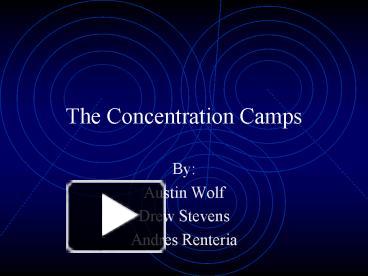 PPT – The Concentration Camps PowerPoint presentation | free to view ...