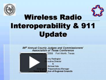 Wireless Radio Interoperability presentation | free to view