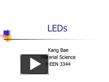 PPT – LEDs PowerPoint presentation | free to view - id: 563df-ZDc1Z