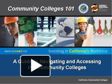 Community Colleges 101 presentation | free to download