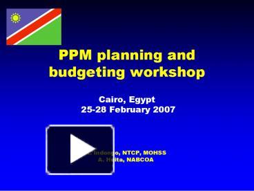 PPT – PPM planning and budgeting workshop PowerPoint presentation ...