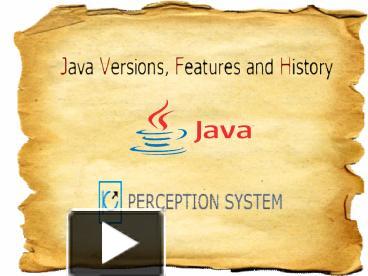 History of Java Versions With Distribution Details presentation | free ...