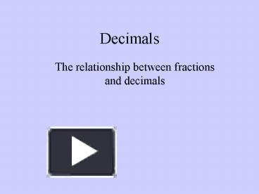 PPT – Decimals PowerPoint presentation | free to download - id: 56b66e ...