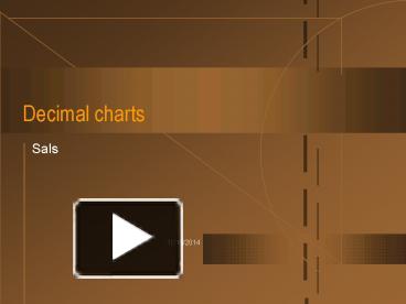 PPT – Decimal charts PowerPoint presentation | free to view - id ...