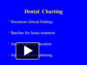 Dental Charting presentation | free to download