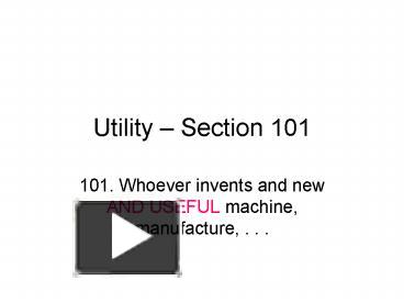 PPT – Utility PowerPoint presentation | free to download - id: 56d072-ZWIwM