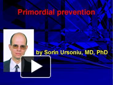 Primordial prevention presentation | free to download