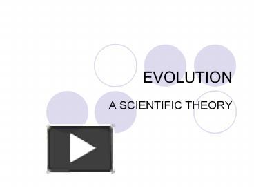 PPT – EVOLUTION PowerPoint presentation | free to download - id: 56dd61 ...