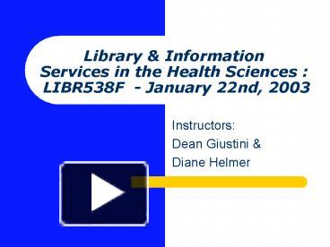 PPT – Library PowerPoint presentation | free to view - id: 56e77-ODU4Z