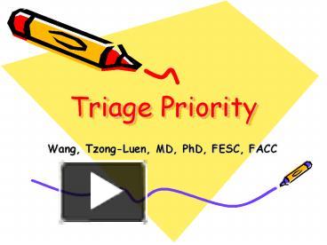 Triage Priority presentation | free to download