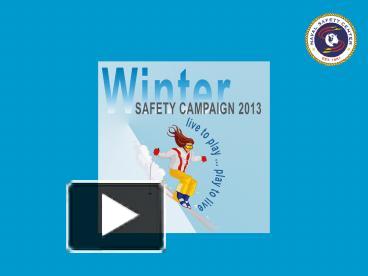 Winter Safety Presentation presentation | free to view