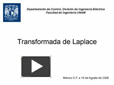 PPT – Transformada de Laplace PowerPoint presentation | free to ...